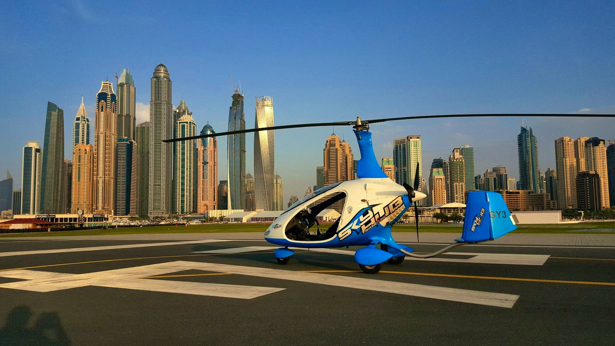 Gyrocopter Flight Experience|Gyrocopter 20-minute Ride Dubai Tickets ...