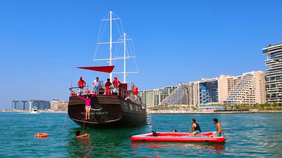 Dubai Marina Sailing Tour with BBQ & Swimming - Thrillark